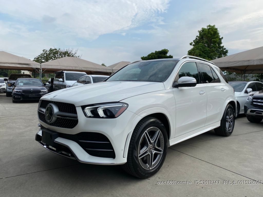 Mercedes-Benz/賓士 GLE-2020 GLE450 EQ AMG 20吋輪框 23P跟車 摸門環景 柏林