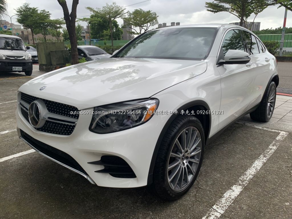 Mercedes-Benz/賓士 GLC Coupe-『台總車業』GLCC300 Coupe AMG 23p 雙魚眼20框 柏林黑梣木