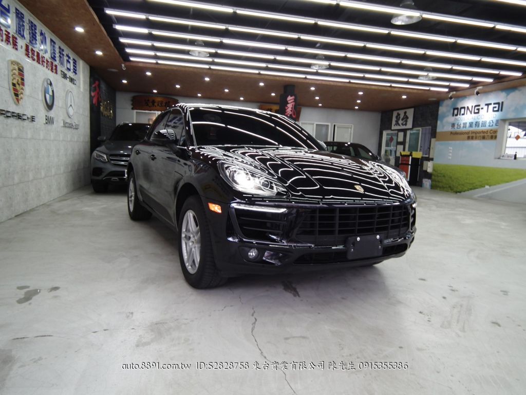 Porsche/保時捷 Macan-2017 Macan 全景 導航 14項座椅 BOSE音響 冷熱座椅