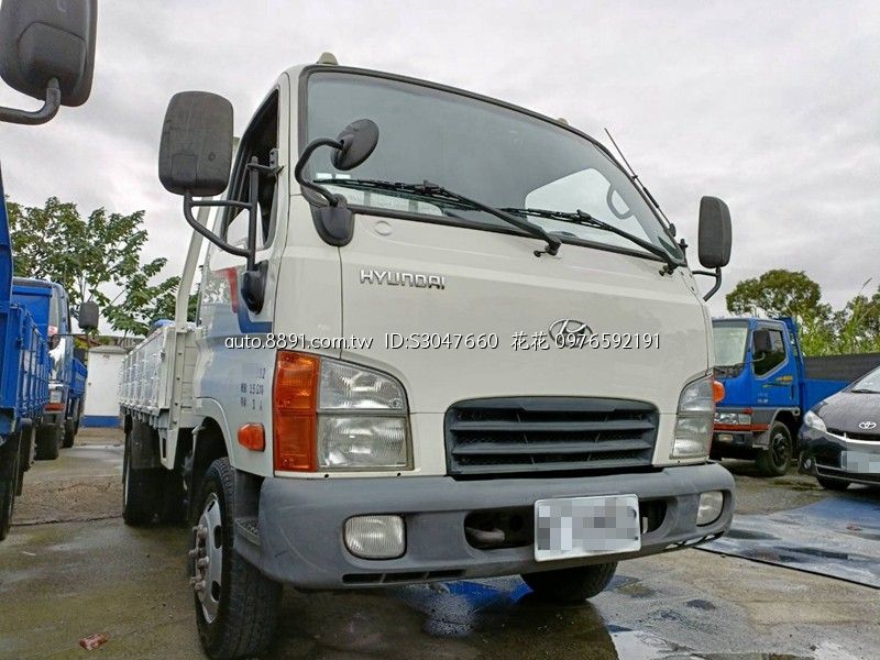 Hyundai/現代 HD35-【實跑五萬公里/隨車有花板】可貸款/可客製升降尾門及帆布鐵架/無待修/歡迎試車
