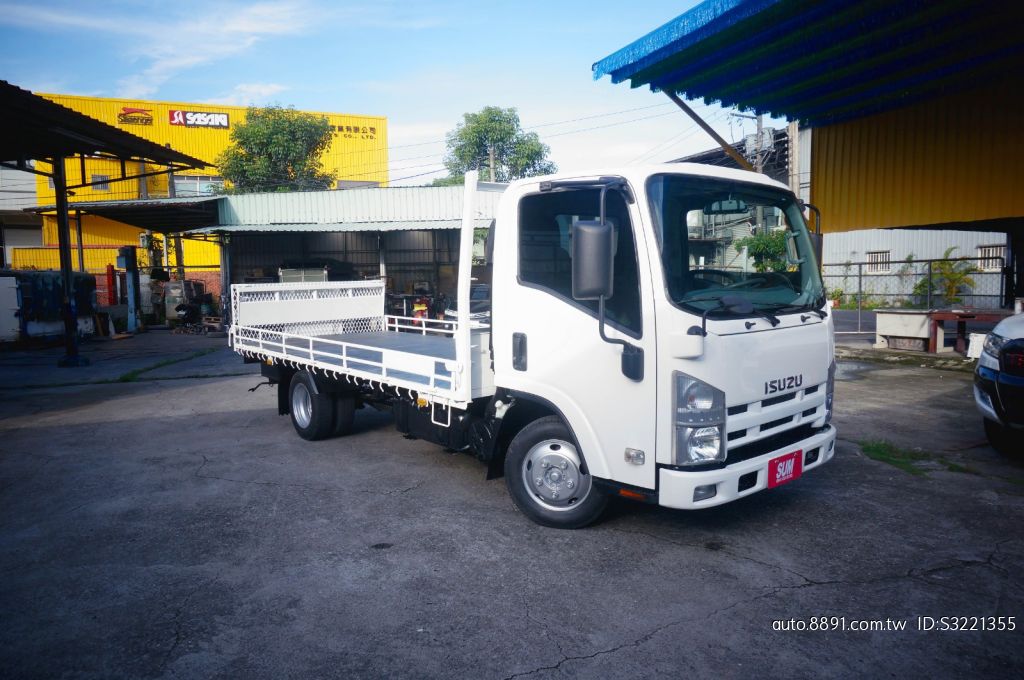 Isuzu/五十鈴 Elf-★阿督汽車★全場YES認證貨車★14尺半/框式/升降機/大車頭/150p尾速優/