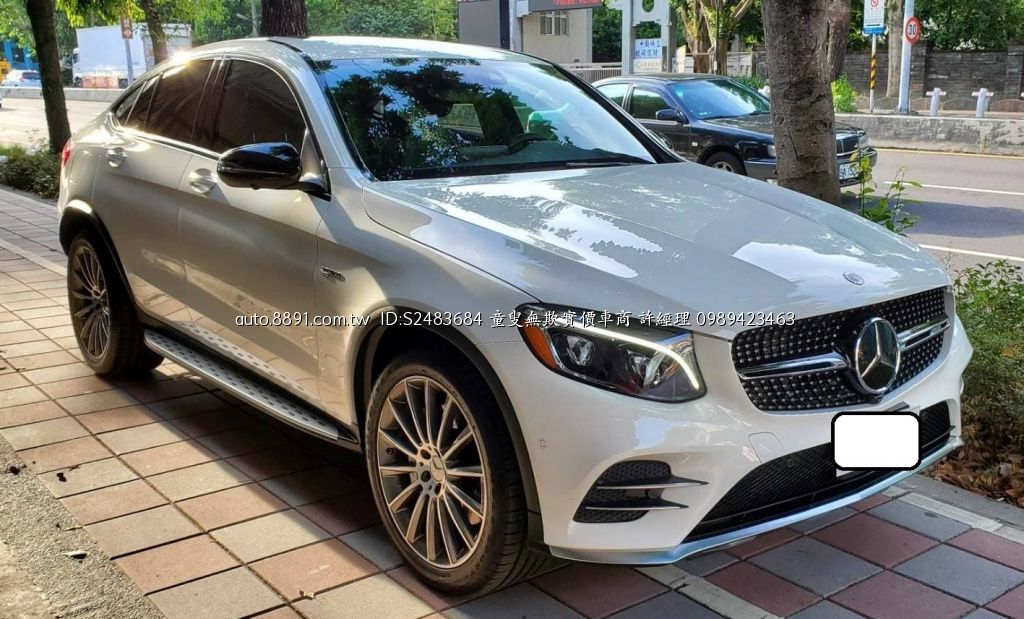 Mercedes-Benz/賓士 GLC Coupe-正2018年 BENZ GLC43AMG Coupe 四傳 23P 夜色套件