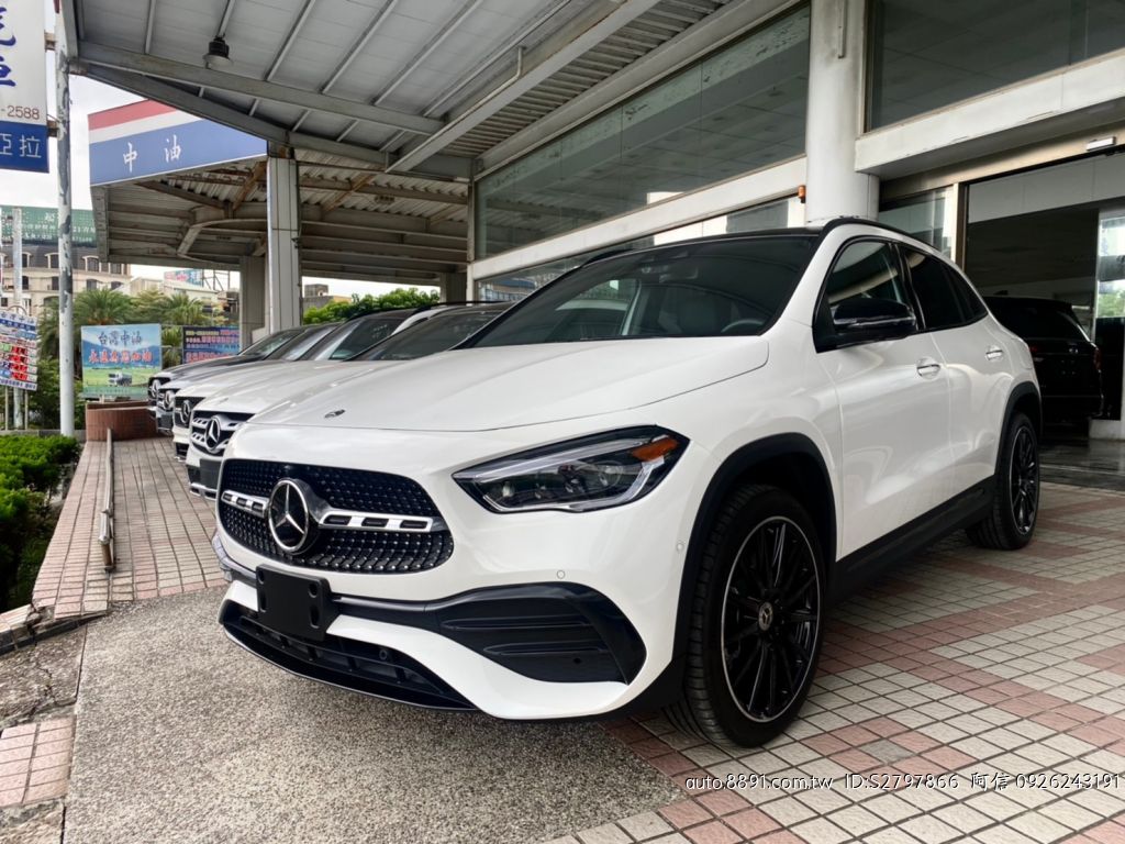 Mercedes-Benz/賓士 GLA-2021 M_BENZ GLA250 全新車 23P 夜色 4輪傳動 多光束