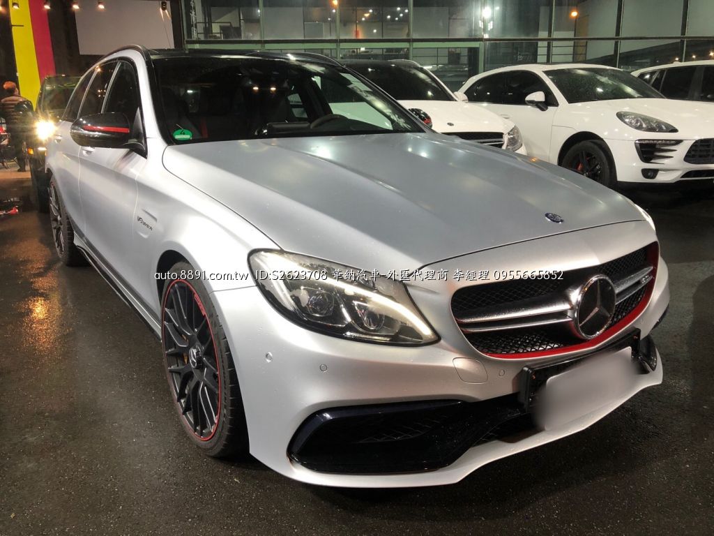 Mercedes-Benz/賓士 C-Class Estate-FB:華納汽車 C63S 旅行車 陶煞 23P 抬頭 跑牌 正ED1 #4114