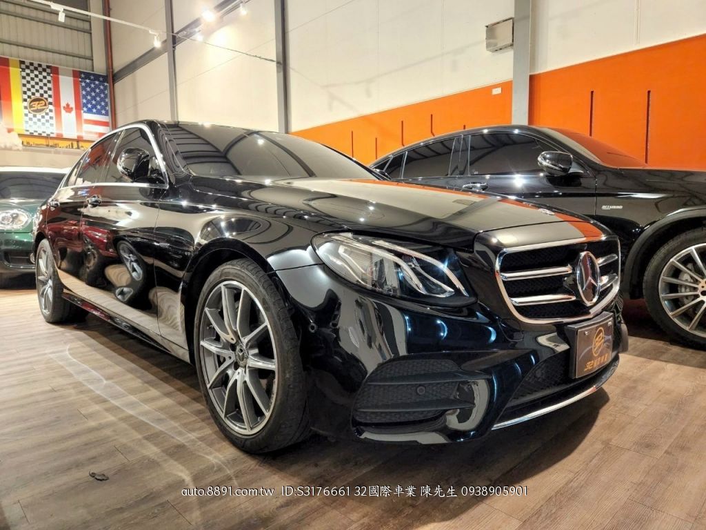 Mercedes-Benz/賓士 E-Class Sedan-總代理 正2020 E300 AMG /23P跟車 / 環景影像 / 抬頭顯示