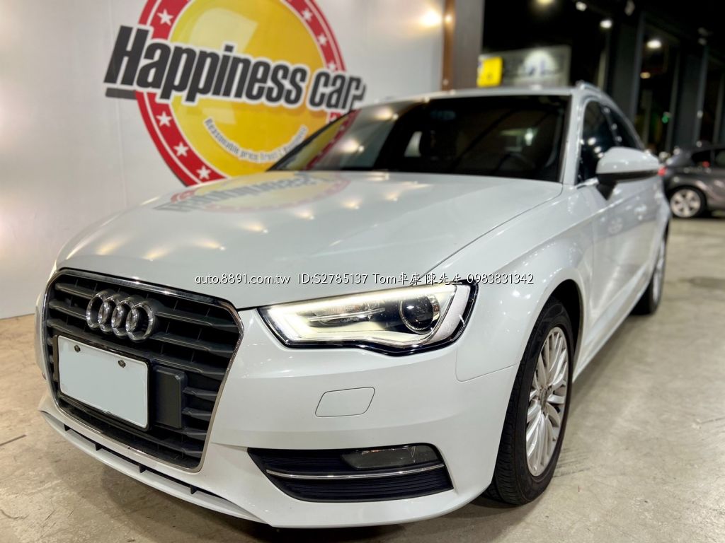 Audi/奧迪 A3 5D-[FB : Tom 車庫]，專辦全額貸，0983831342