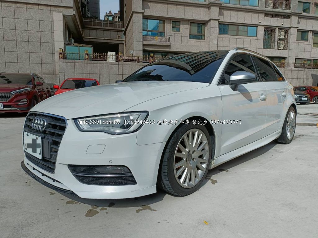Audi/奧迪 A3 5D-強打 職軍/首購族/原住民 全額貸方案 FB搜尋『小叮噹車庫』