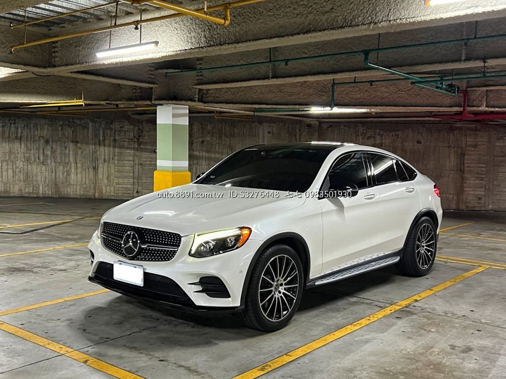 Mercedes-Benz/賓士 GLC Coupe-23P套件+4MATIC/同級配備最便宜/全額貸/利率最低3.5%