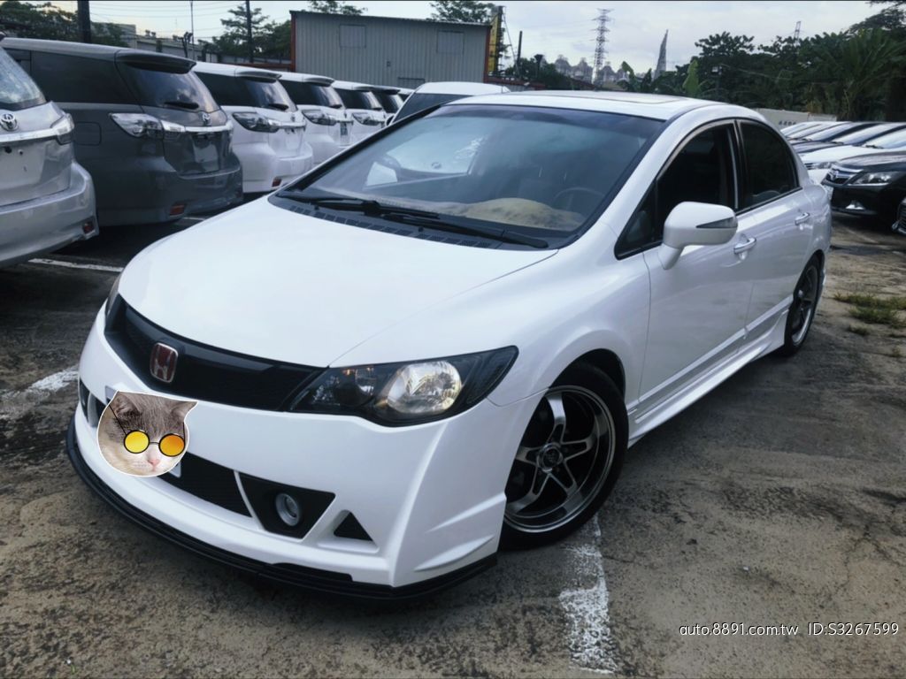 Honda/本田 Civic K12-【阿三哥汽車】2010年式本田K12頂級黑內裝全車升級RR包天窗快撥無待修