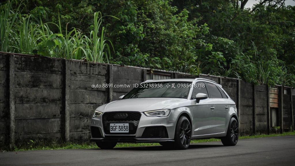 Audi/奧迪 A3 5D-全額貸款 0元交車 超貸找錢10-30萬 改全車RS3包