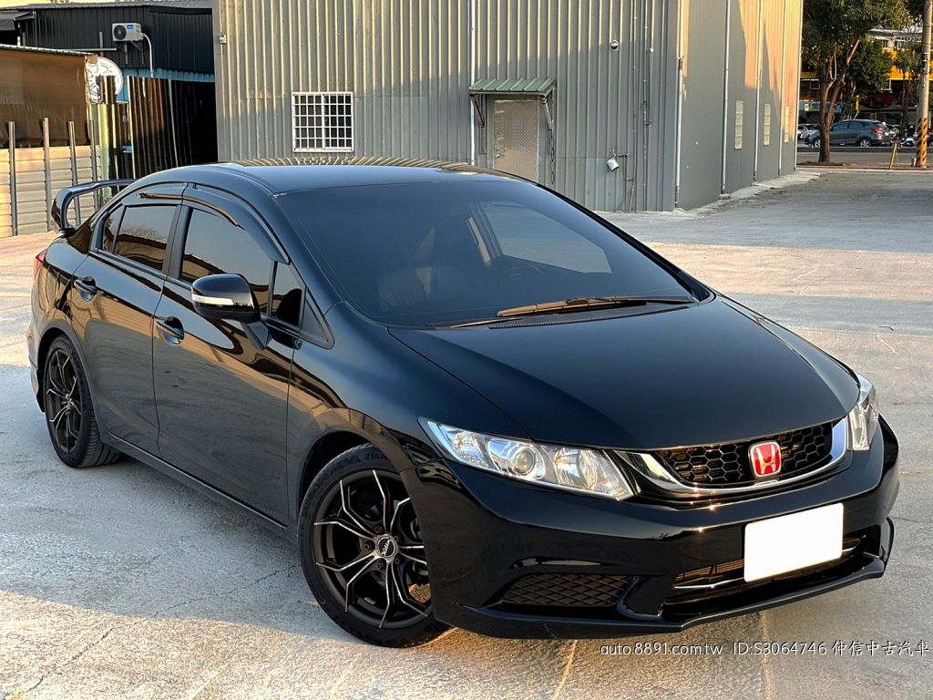 Honda/本田 Civic-K14 VTI-S少有原版件美車 精品外觀改裝 無惡操 可全額貸款 年前大優惠