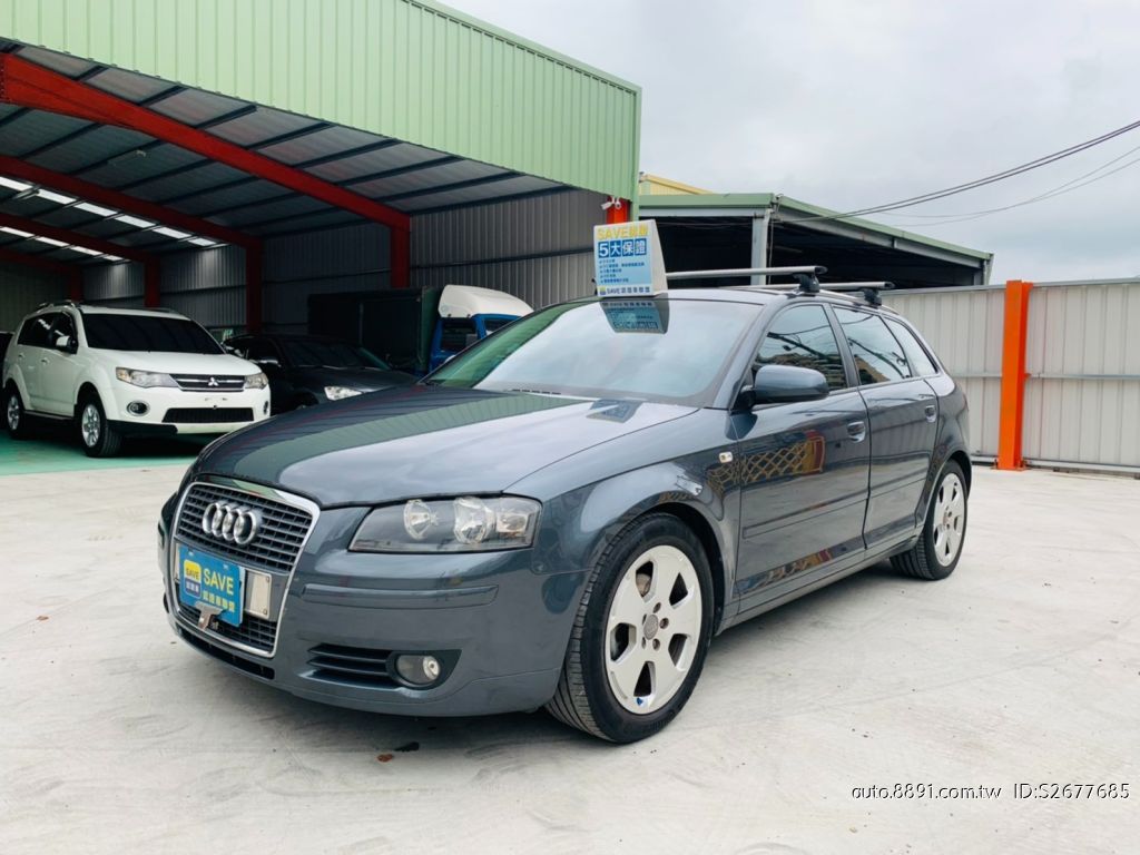嚴選專區 - Audi/奧迪 A3 5D-8891嚴選27年老店 車價若不實賠付2萬一手女用車 TDI柴油渦輪增壓引擎