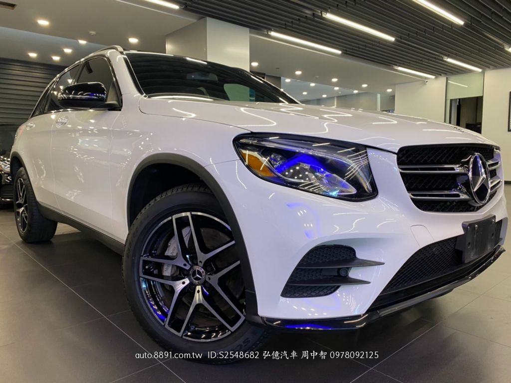 Mercedes-Benz/賓士 GLC-18式 GLC300 AMG 雙魚眼 全景 摸門免鑰匙 盲點 氣氛燈 夜色套件
