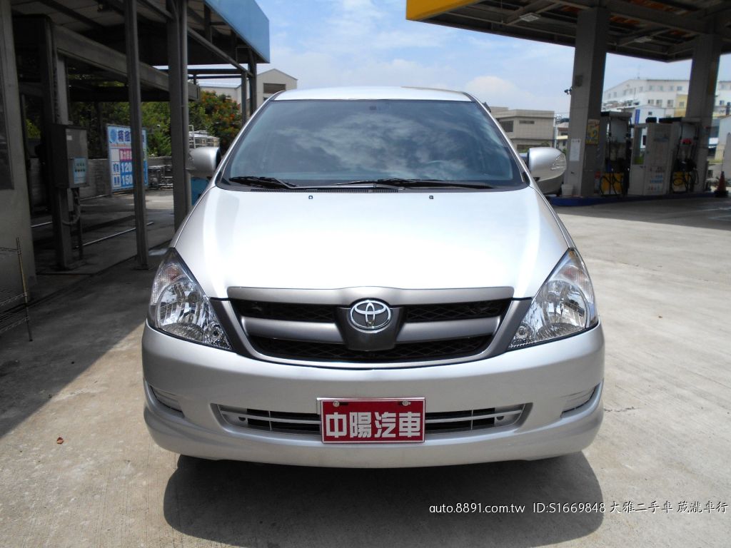 Toyota/豐田 Innova-INNOVA專賣店 數十台可供選擇 頂級G版 ABS 鋁圈 後座出風口